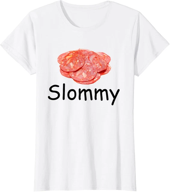 DOVU Slommy Salami Gen Z Misspelled Weird Crewneck T-Shirt Unisex S-5XL ...