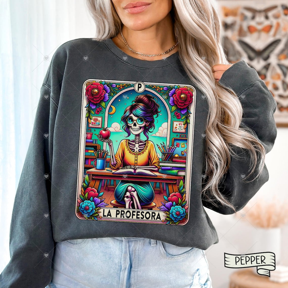 DOVU Spanish Teacher Sweatshirt, Profesora Tarot, Dual Immersion ...