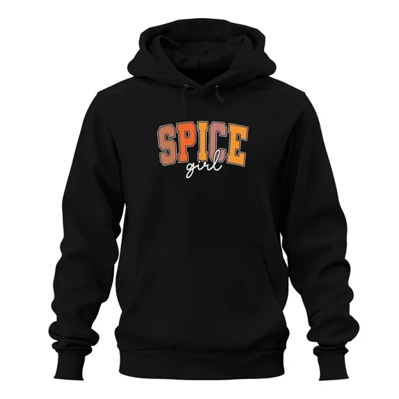 DOVU Spice Autumn Retro College Font Orange Brown Foodie Cool Hoodie ...