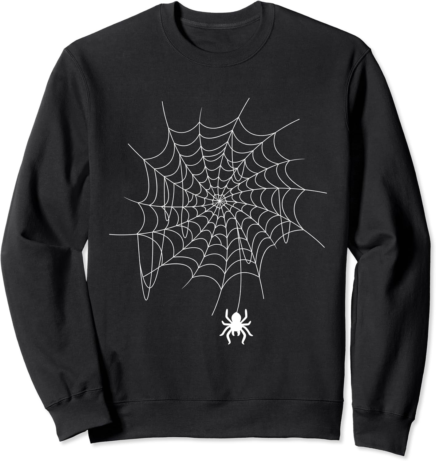 DOVU Spider Web Lazy Diy Hal.Low.Een Spooky Insect Sweatshirt Trendy Sweatshirt, Birthday Gift ...