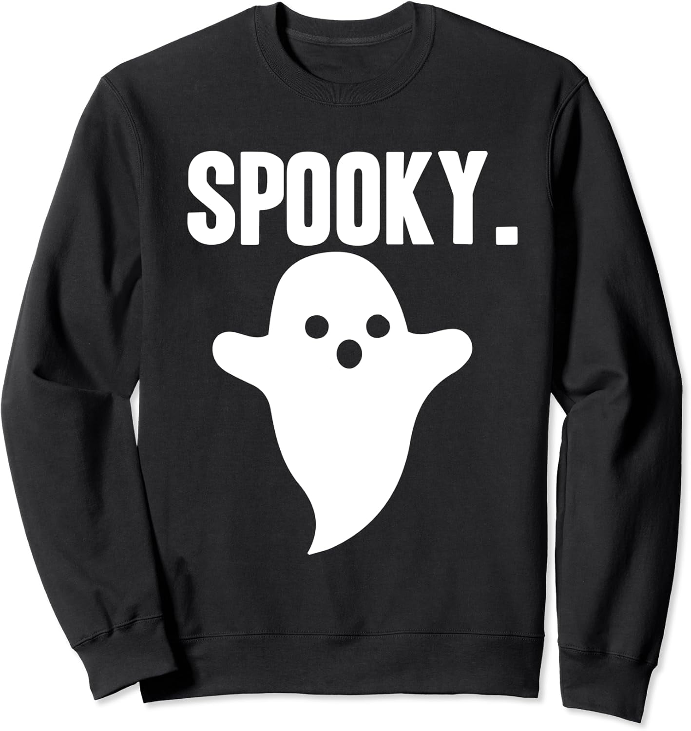 DOVU Spooky Ghost Funny Cute Hal.Low.Een Spook Boo Gift Sweatshirt Trendy Sweatshirt, Birthday ...