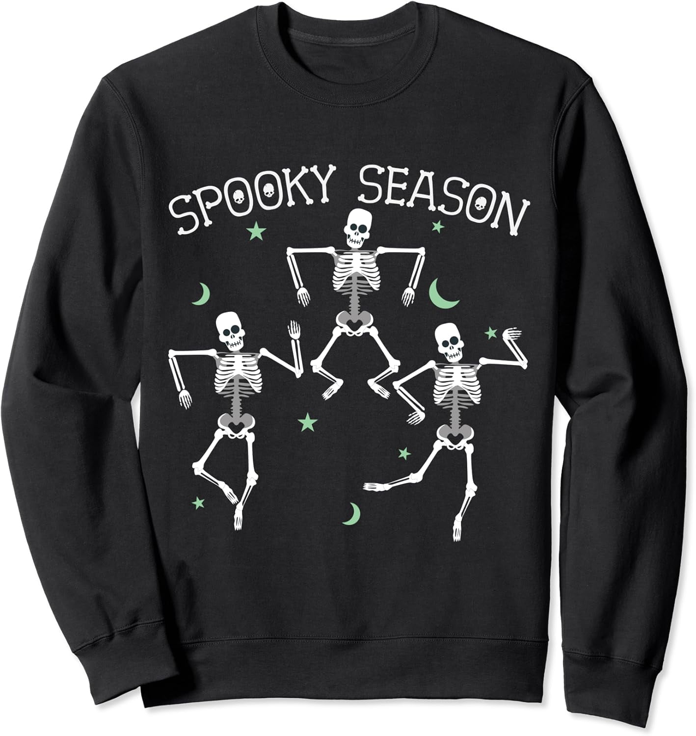 DOVU Spooky Season Dancing Skeleton Funny Hal.Low.Een Sweatshirt Trendy Sweatshirt, Birthday ...