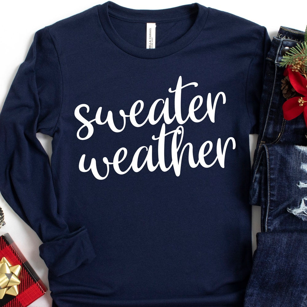 DOVU Sweater Weather Sweater, Thankful Fall, Fall Sweater, Fall Family ...