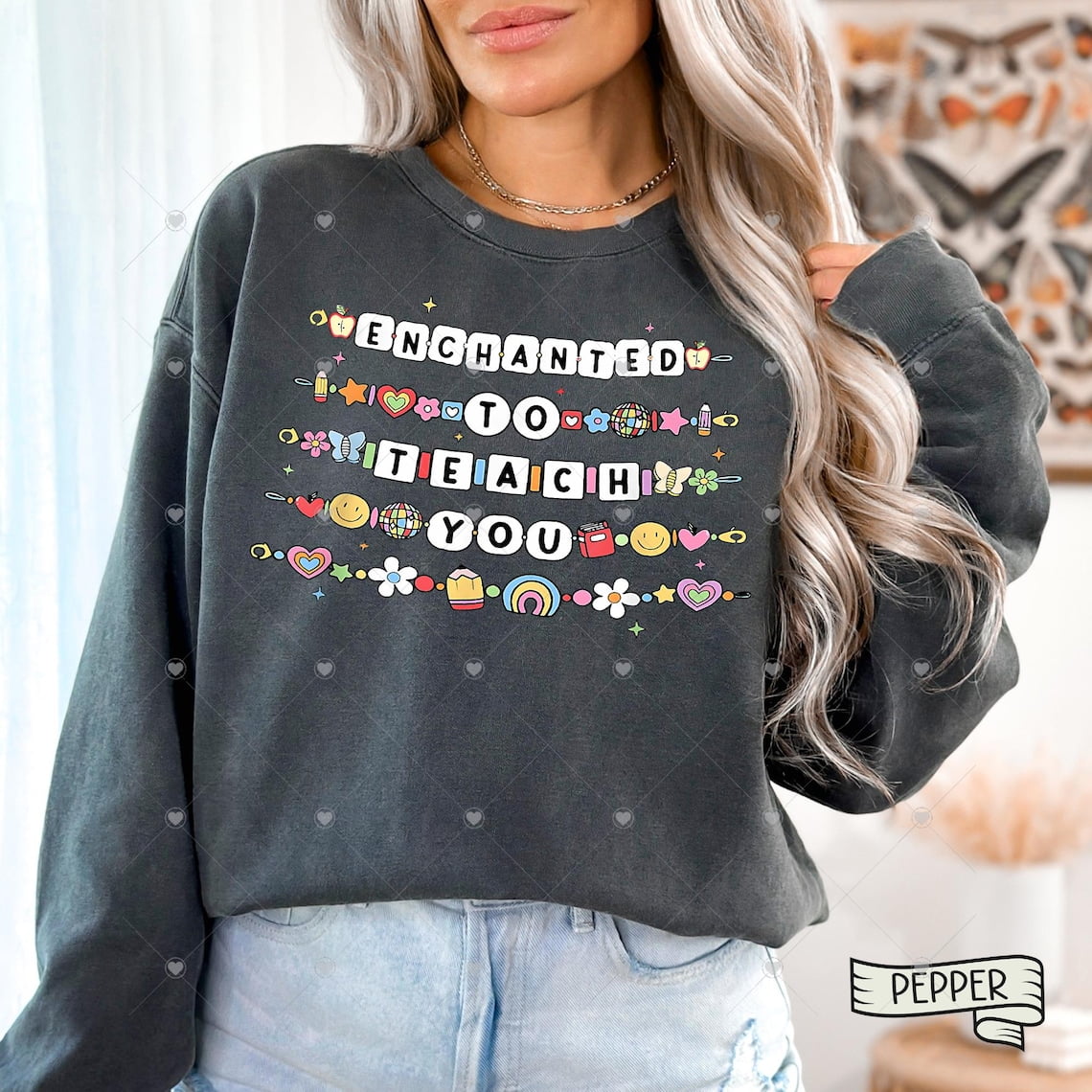 DOVU Teacher Shirt, Teacher Sweatshirt, Teacher Friendship Bracelet ...