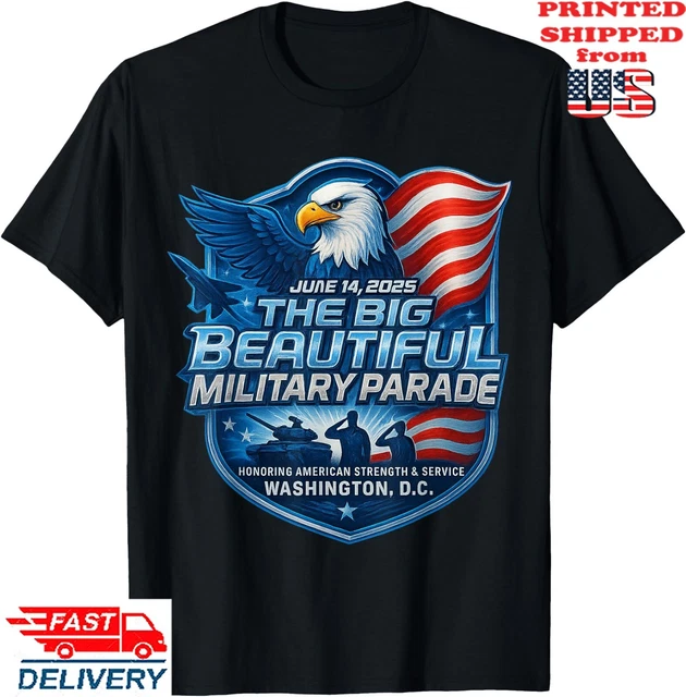 DOVU The Big Beautiful Military Parade Dc June 14Th 2025 T-Shirt Unisex ...