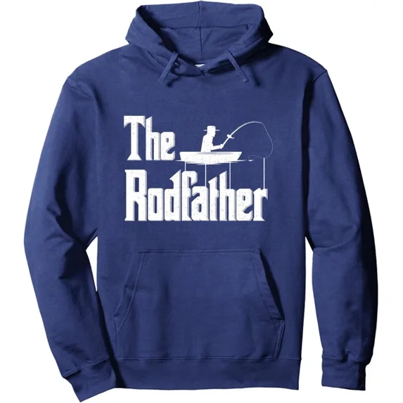 DOVU The Rodfather Cool Present Nice Fishing Dad Unisex Hoodie Outdoor ...
