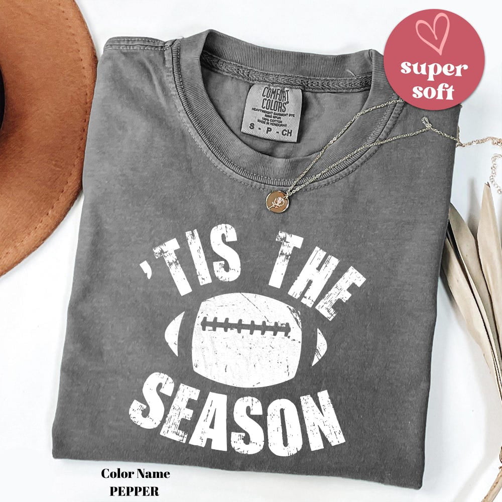 DOVU Tis The Season Football Shirt, 'Tis The Season Sports T-Shirt ...