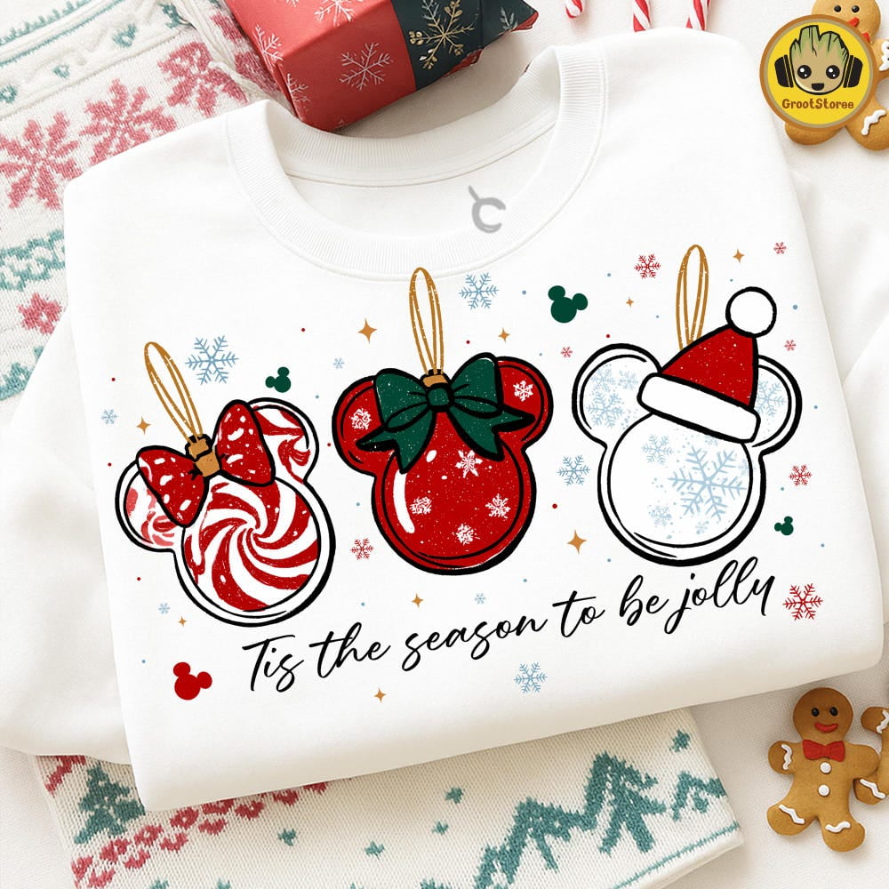 DOVU Tis The Season To Be Jolly Sweatshirt, Magical Mouse Chris.Tmas ...
