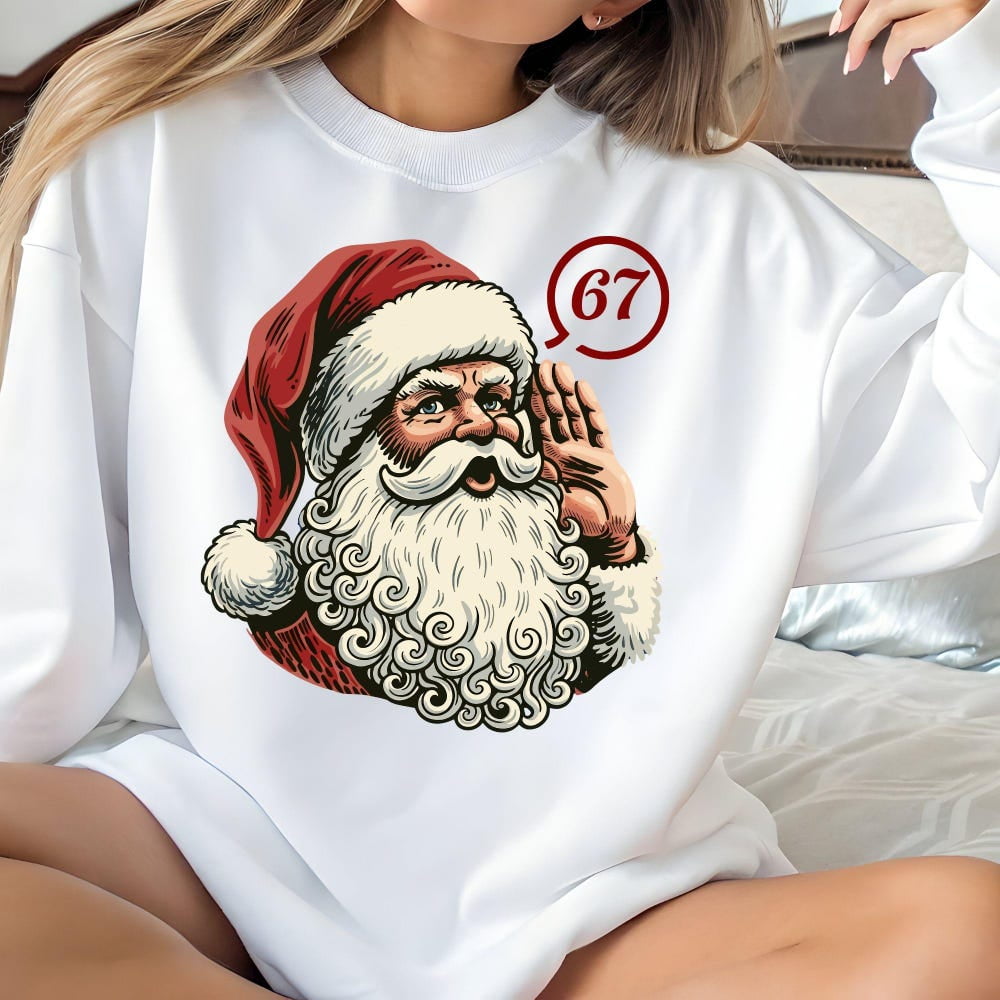 DOVU Trending Six Seven Sweatshirt, Funny San.Ta Sweatshirt, San.Ta 67 ...