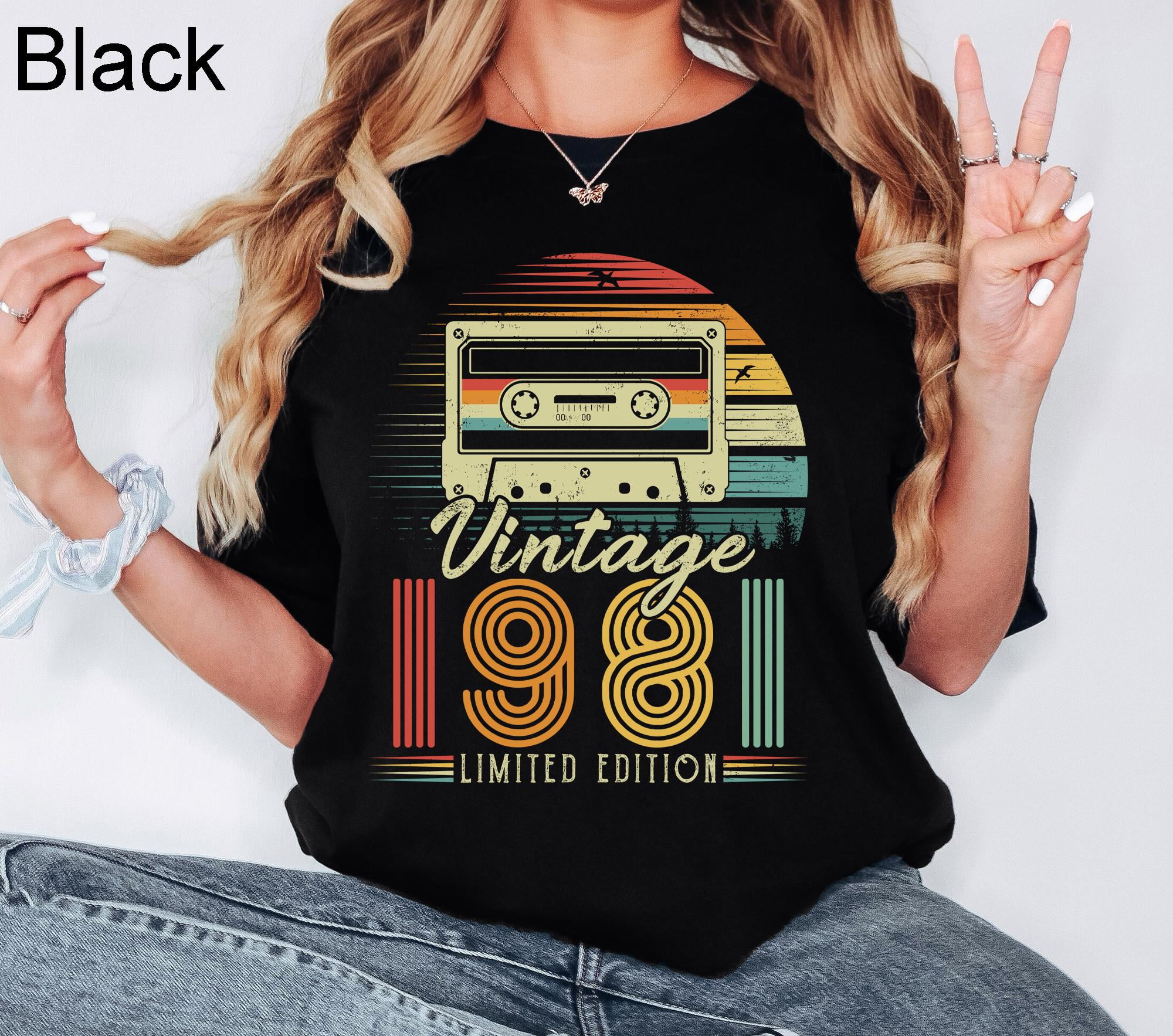 DOVU Vintage 1981 Shirt, Birthday Gift For Men, Birthday Best Friend ...