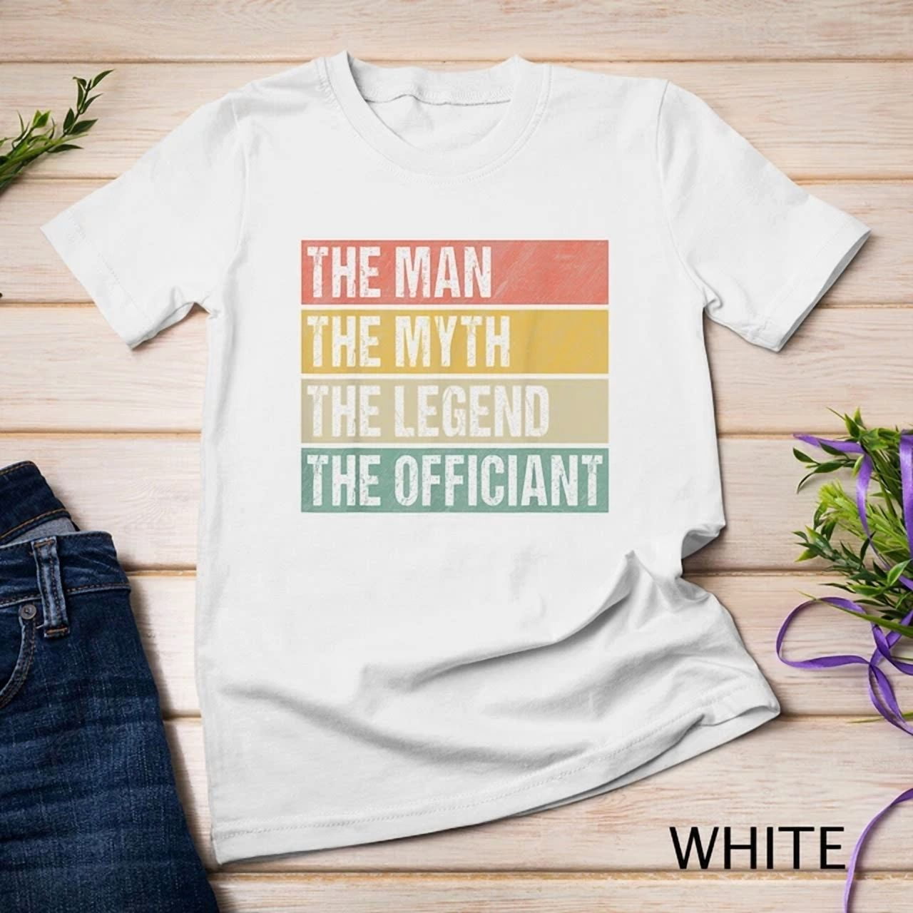 DOVU Wedding Officiant Proposal The Man Myth Legend Officiant Shirt ...