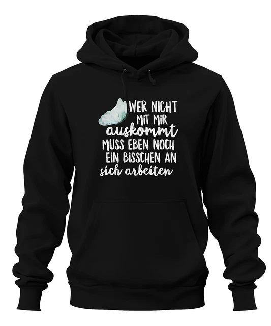 DOVU Who Can'T Get Along With Me Saying Sarcasm Ironic Hoodie Outdoor ...