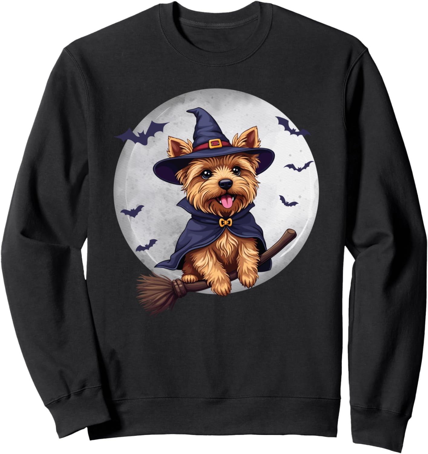DOVU Yorkie Hal.Low.Een, Yorkie Witc.H, Hal.Low.Een Yorkie Sweatshirt ...