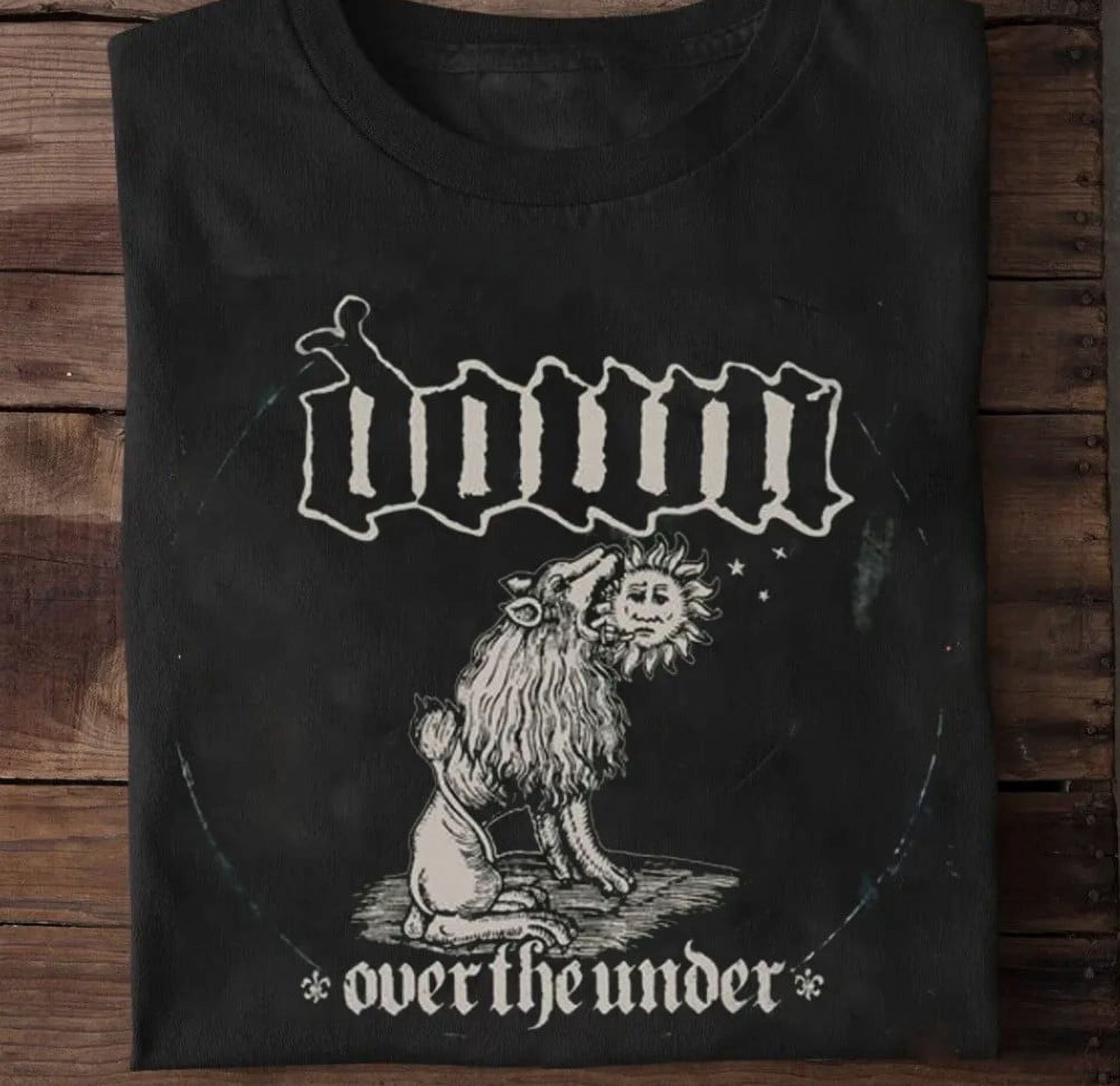 DOWN Band Music Short Sleeve Gift For Fan Black All Size T-Shirt ...