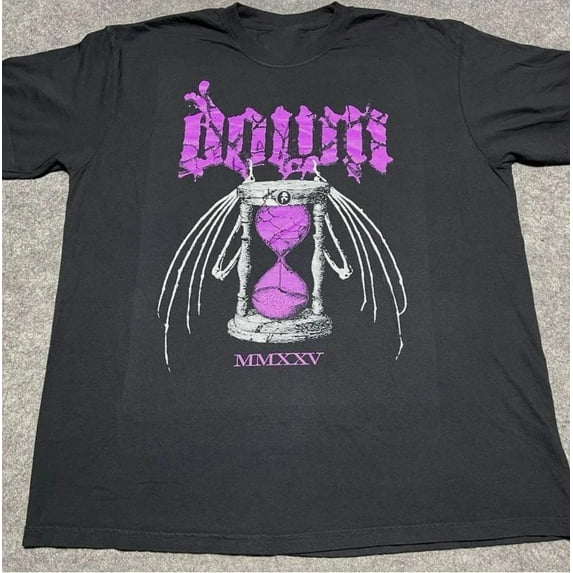 DOWN Heavy Metal Band Tour Concert short sleeve black color shirt ...