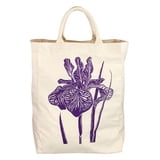 DOWN TO EARTH BASICS Canvas Tote Iris Large Thick Handles - Walmart.com