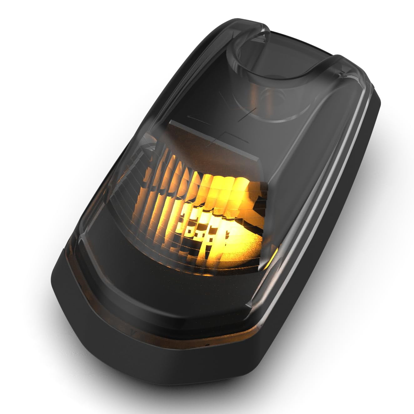 DOXMALL Amber LED Smoked SSF20 Cab Clearance Lights,Cab Rooftop Marker ...