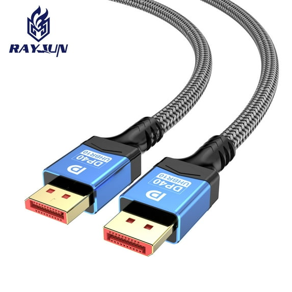 DP 2.1 Cable 8K @60Hz 16K Ready, 10-Foot DisplayPort Cord, UHBR10 High ...