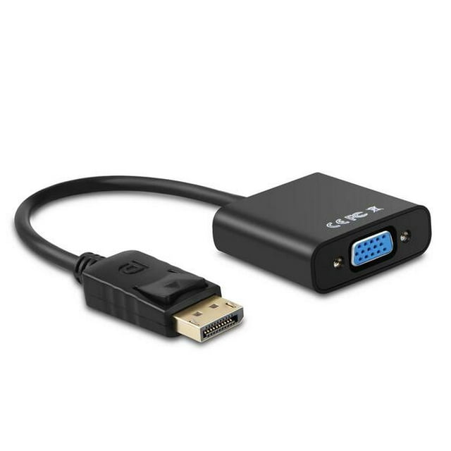 DP Display Port to VGA Female Video Cable Cord Converter Adapter,Laptop ...