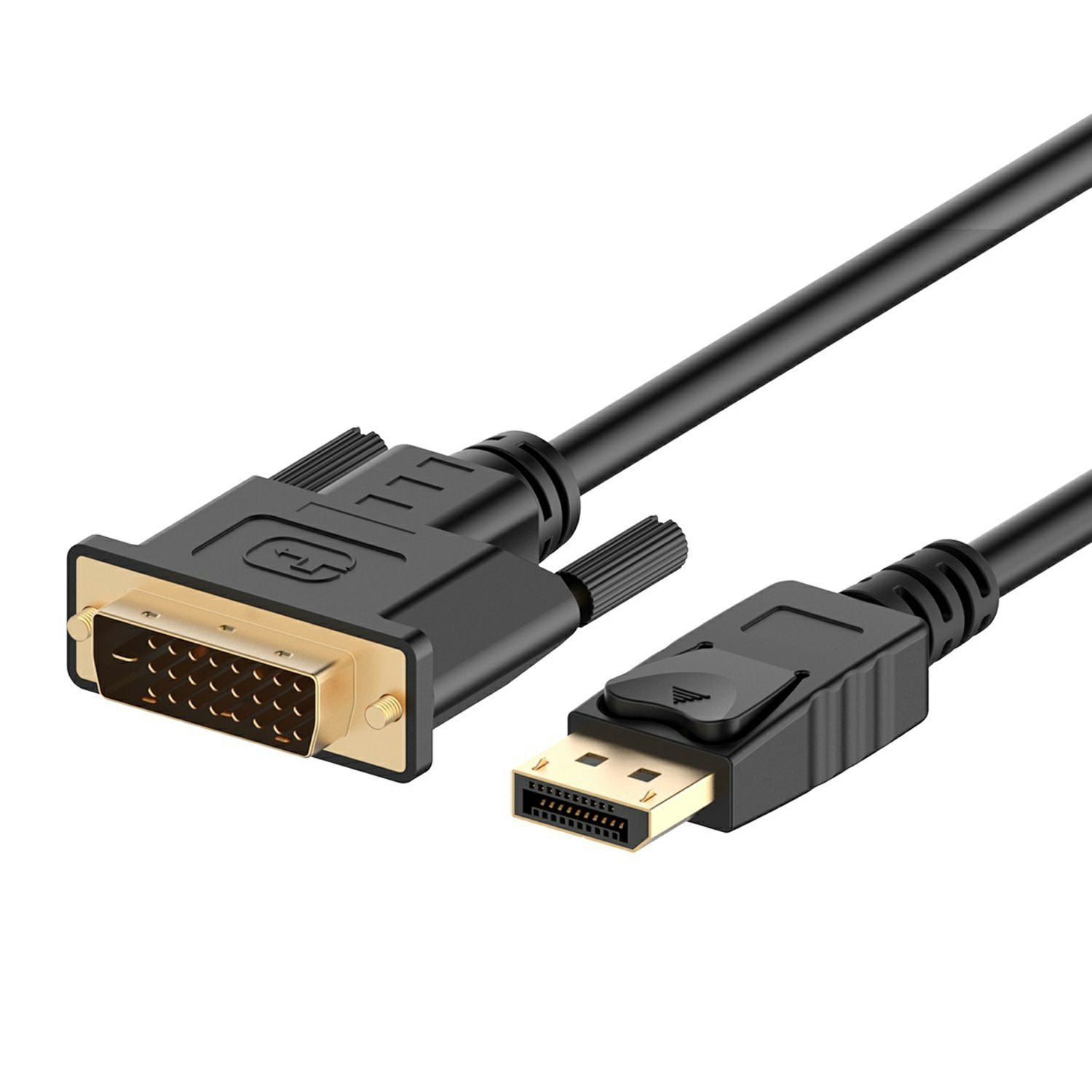 DP to DVI, Rankie 10FT Gold Plated DisplayPort DP to DVI Cable (Black ...