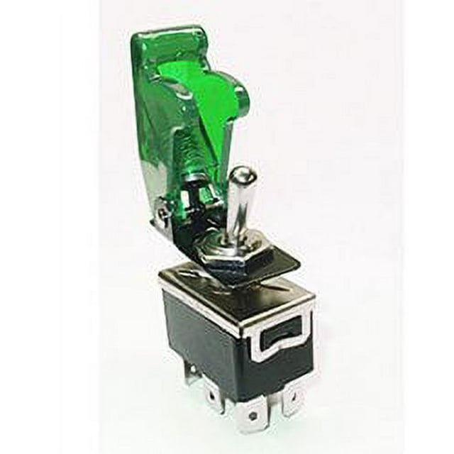 DPDT Toggle Switch Rated @ 20 Amps @ 125 VAC Includes "Transparent ...