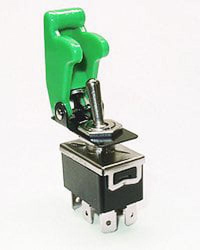 DPDT Toggle Switch rated @ 20 Amps @ 125 VAC Includes "Green" Safety ...
