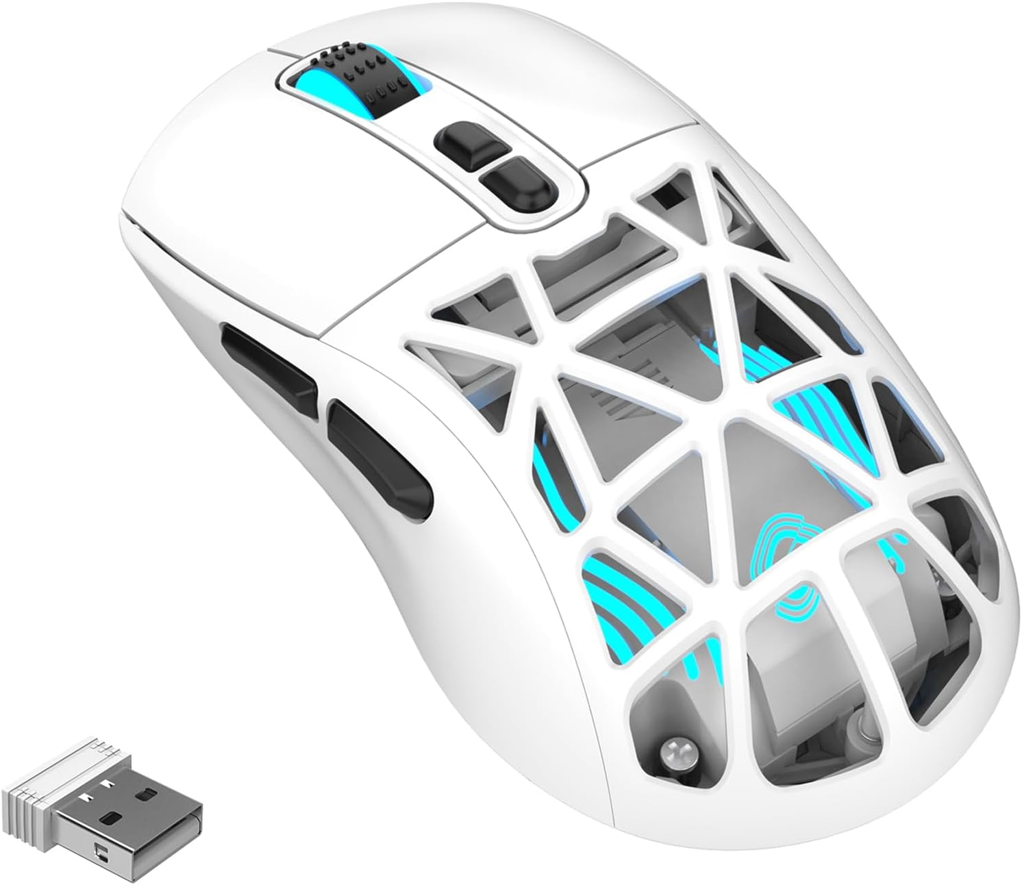 DPI and Rechargeable Battery: This RGB mouse features 6 adjustable DPI ...