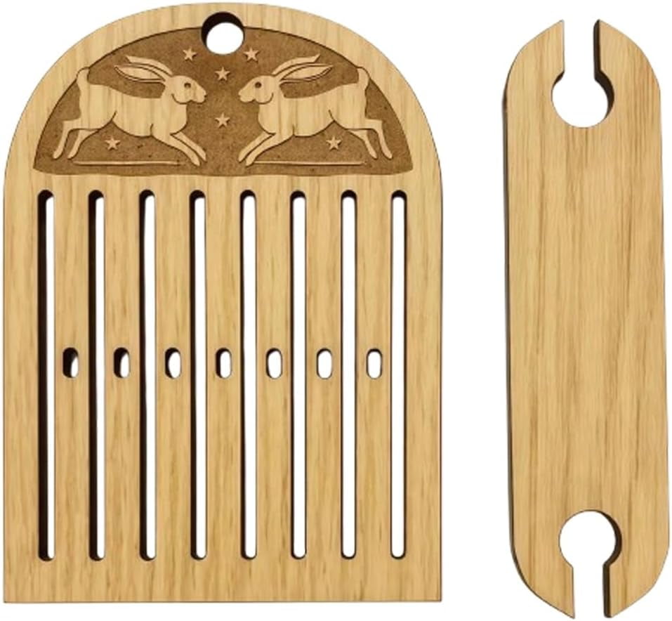 DPOAL Rigid Heddle Backstrap Loom Kit for Bandweaving, Wooden Weaving ...