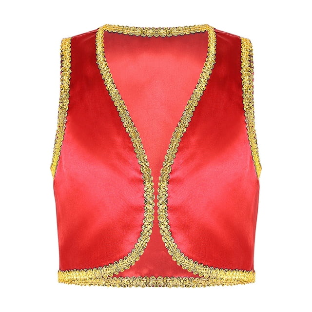 DPOIS Arabian Prince Vest Costume for Kids Boys Fairytale Waistcoat Red ... DPOIS Arabian Prince Vest Costume for Kids Boys Fairytale Waistcoat Red ...