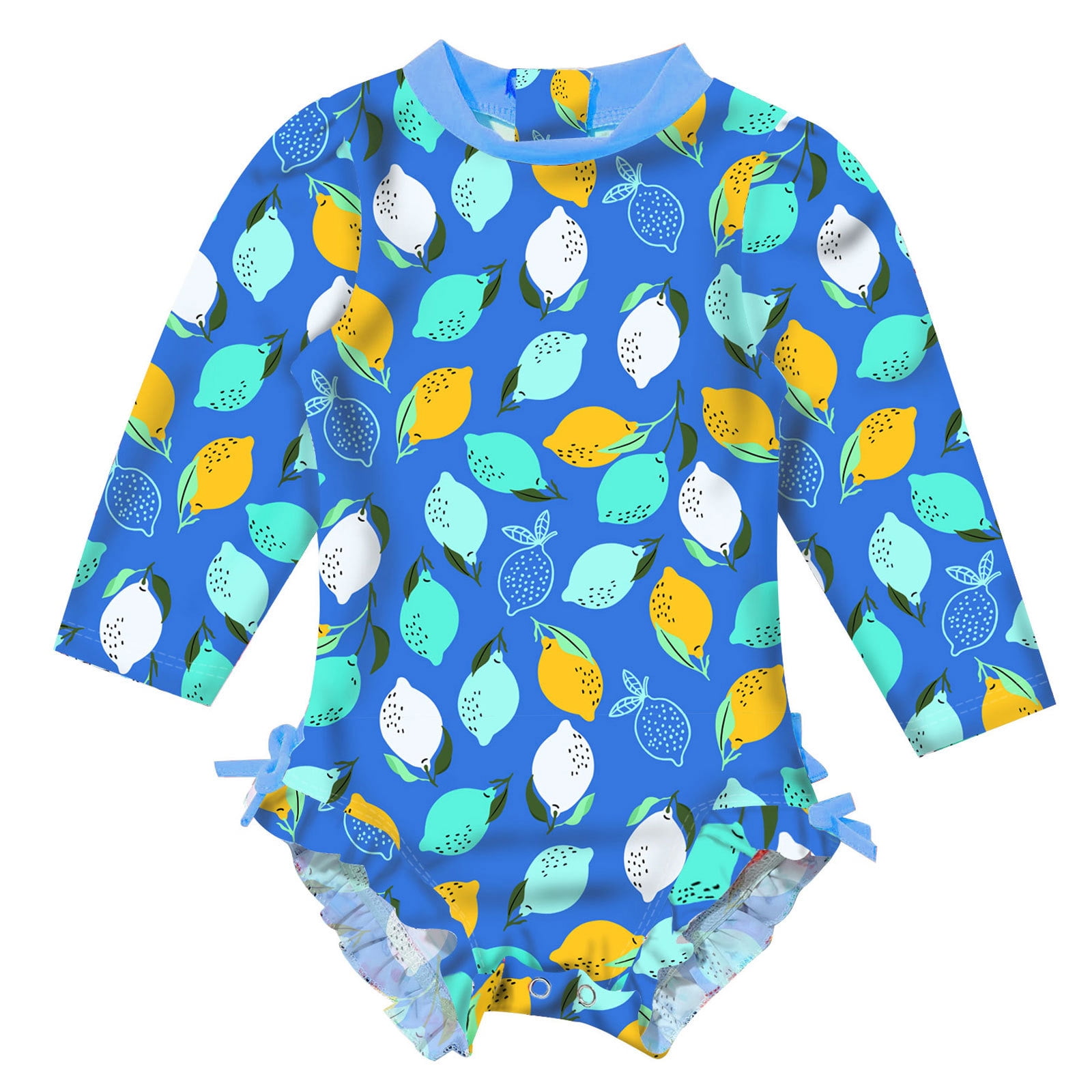 DPOIS Baby Kids Girls One-piece Rash Guard UPF 50+ Sun Protection ...