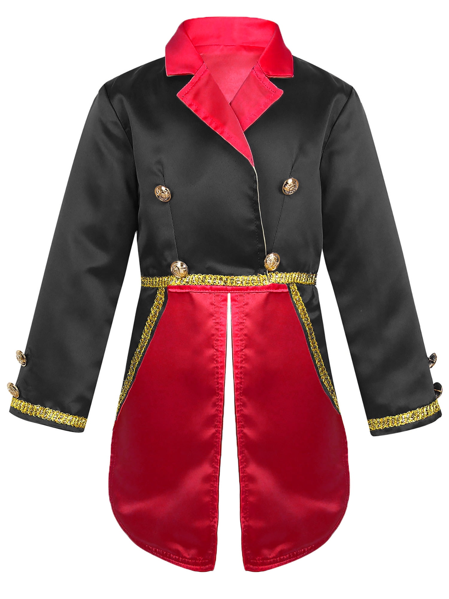 DPOIS Kids Boys Prince Costume Tuxedo Jacket Tailcoat for Cosplay Party ...