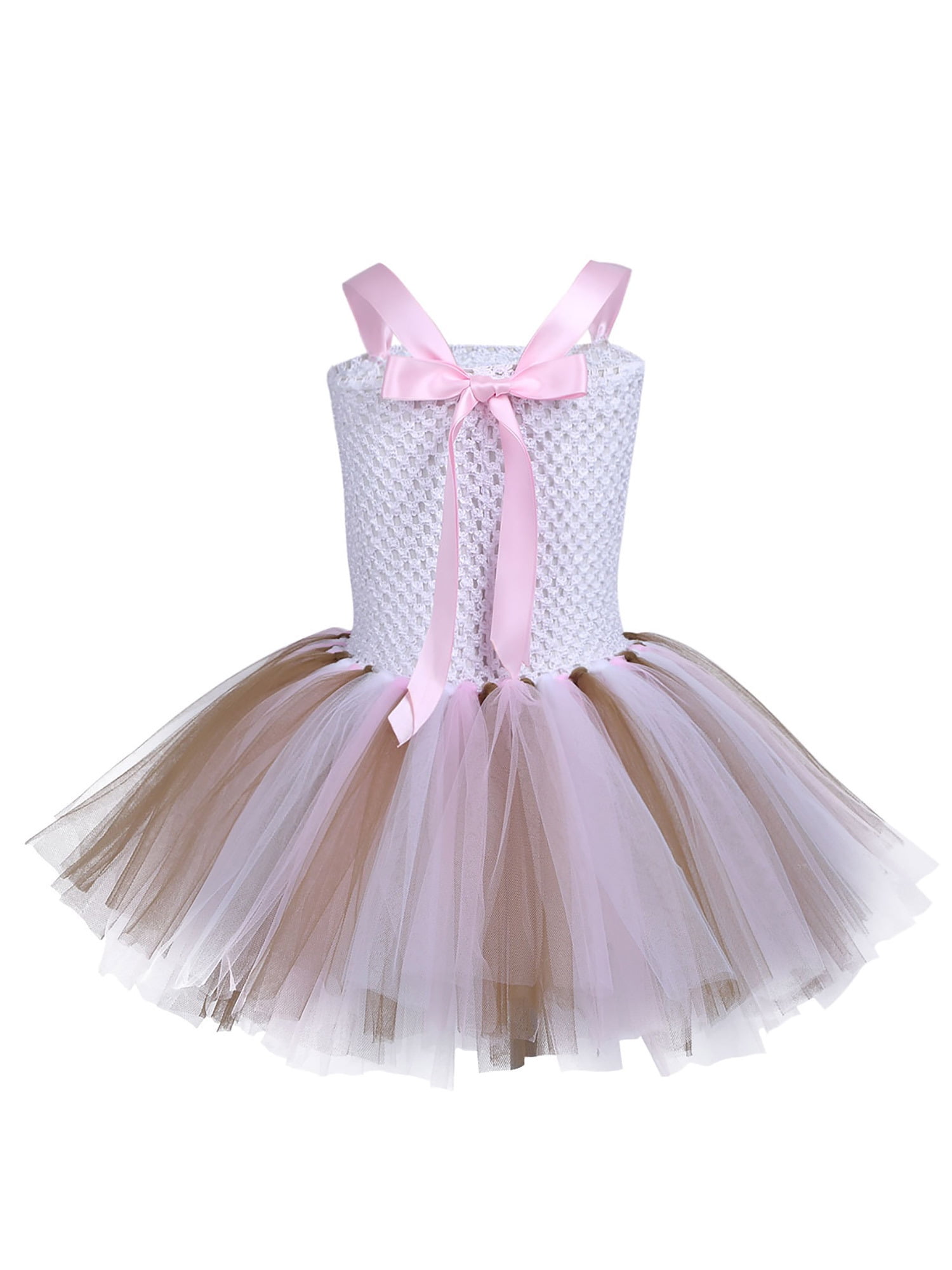 DPOIS Kids Girls Rainbow Cartoon Tutu Dress Princess Costume - Walmart.com