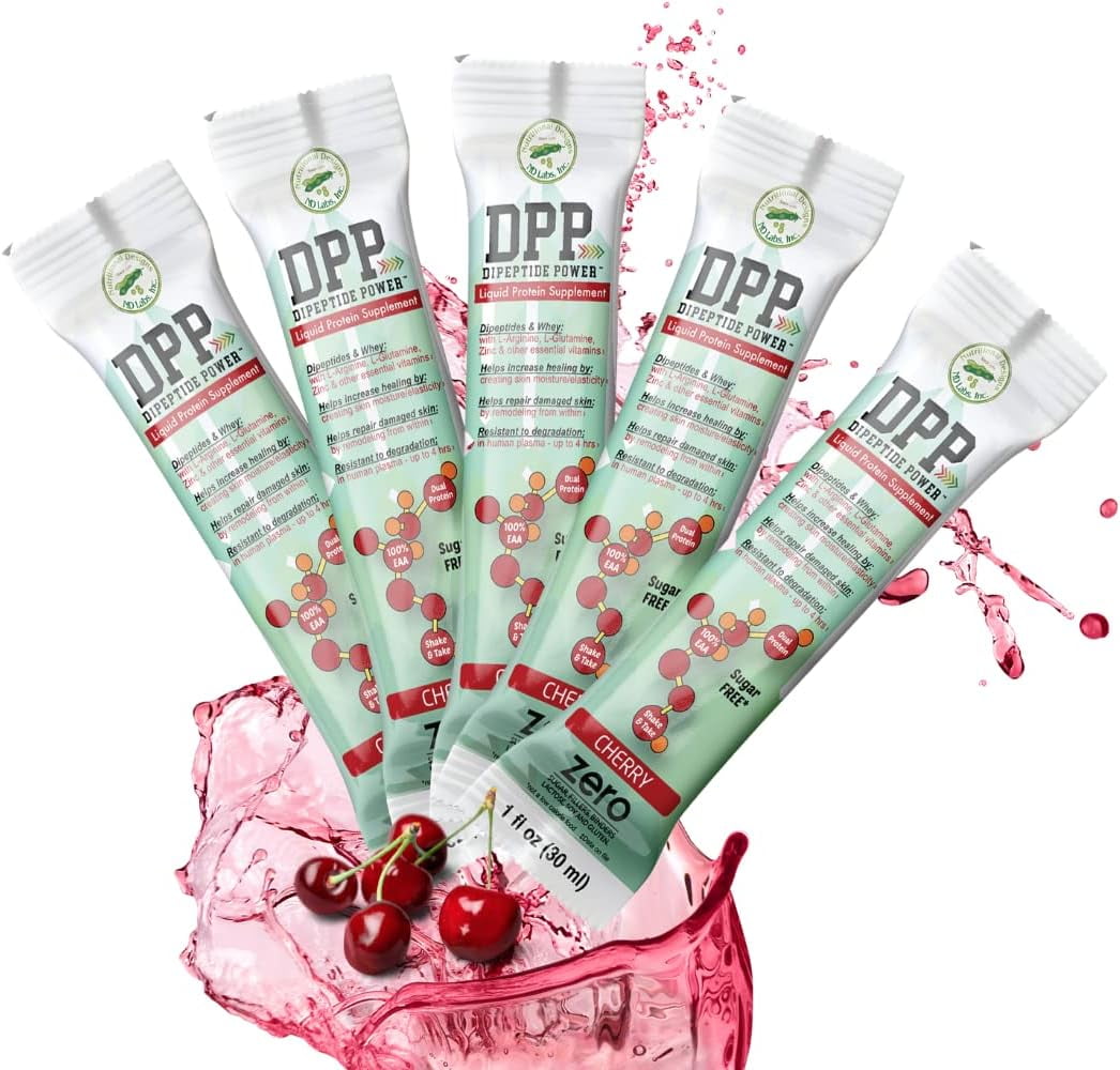 DPP Dipeptide Power Liquid Collagen & Whey Protein Supplement, Sugar ...