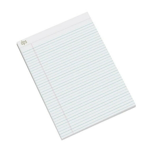 DPS by Staples Notepads Letter Sized (8.5" x 11.75") White 12/PK 814000 ...