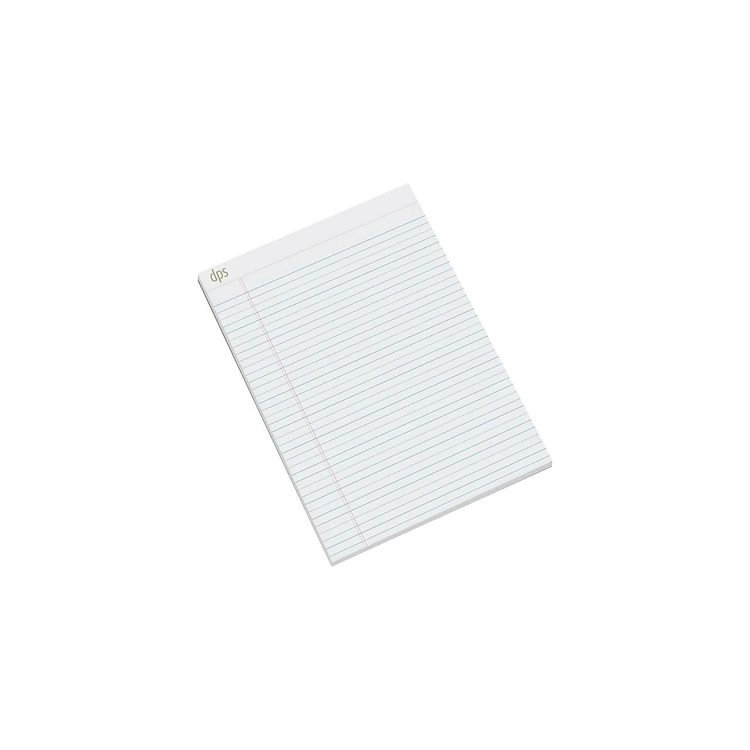 DPS by Staples Notepads Letter Sized (8.5" x 11.75") White 12/PK 814000 ...