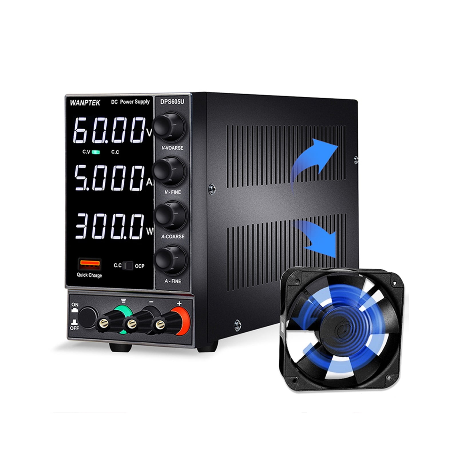 DPS605U Lab DC Power Supply Adjustable Led Digit Laboratory Bench Power Source 60V 30V 5A ...