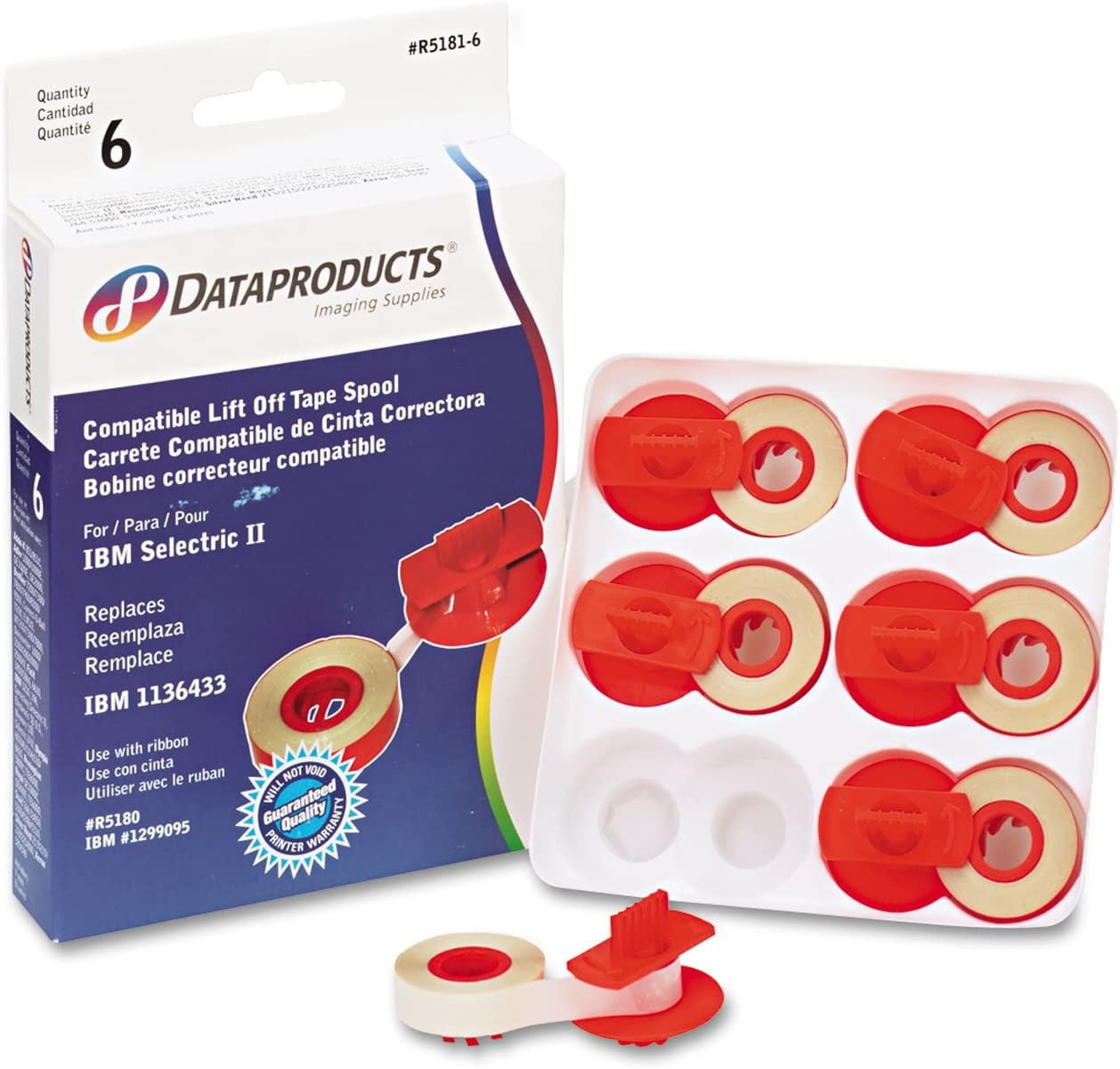 R51816 R51816 Compatible Low-Tack Lift-Off Tape, Clear - Walmart.com