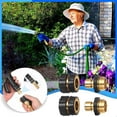 DPTALR 3/4 Inch Garden Hose Fitting Quick Connector Male And Female Set ...