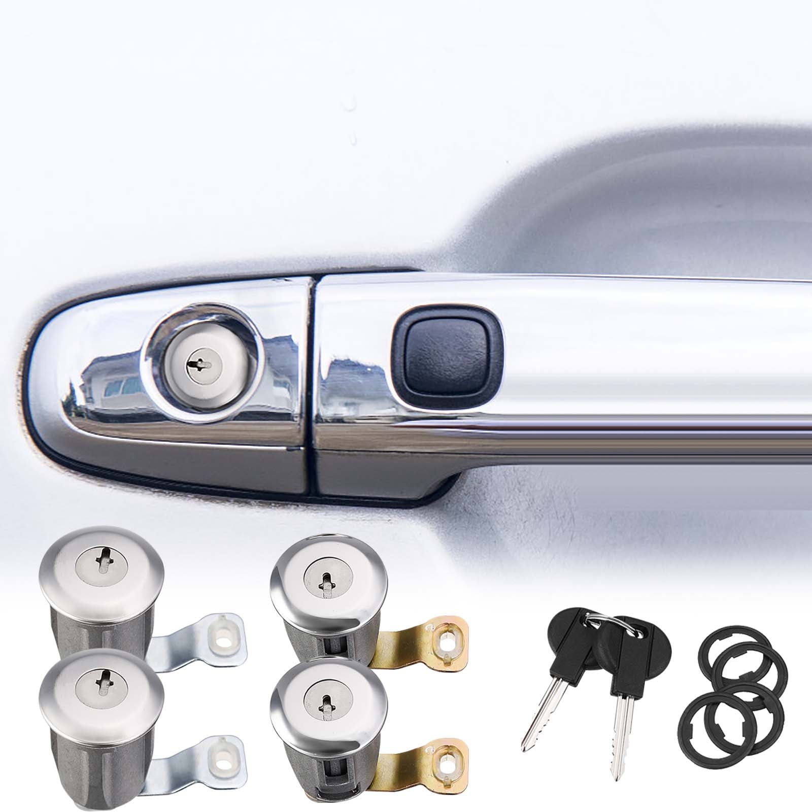 DPTALR Barrel Lock Set Door Lock Set For Peugeot Partner Xsara Citroen ...