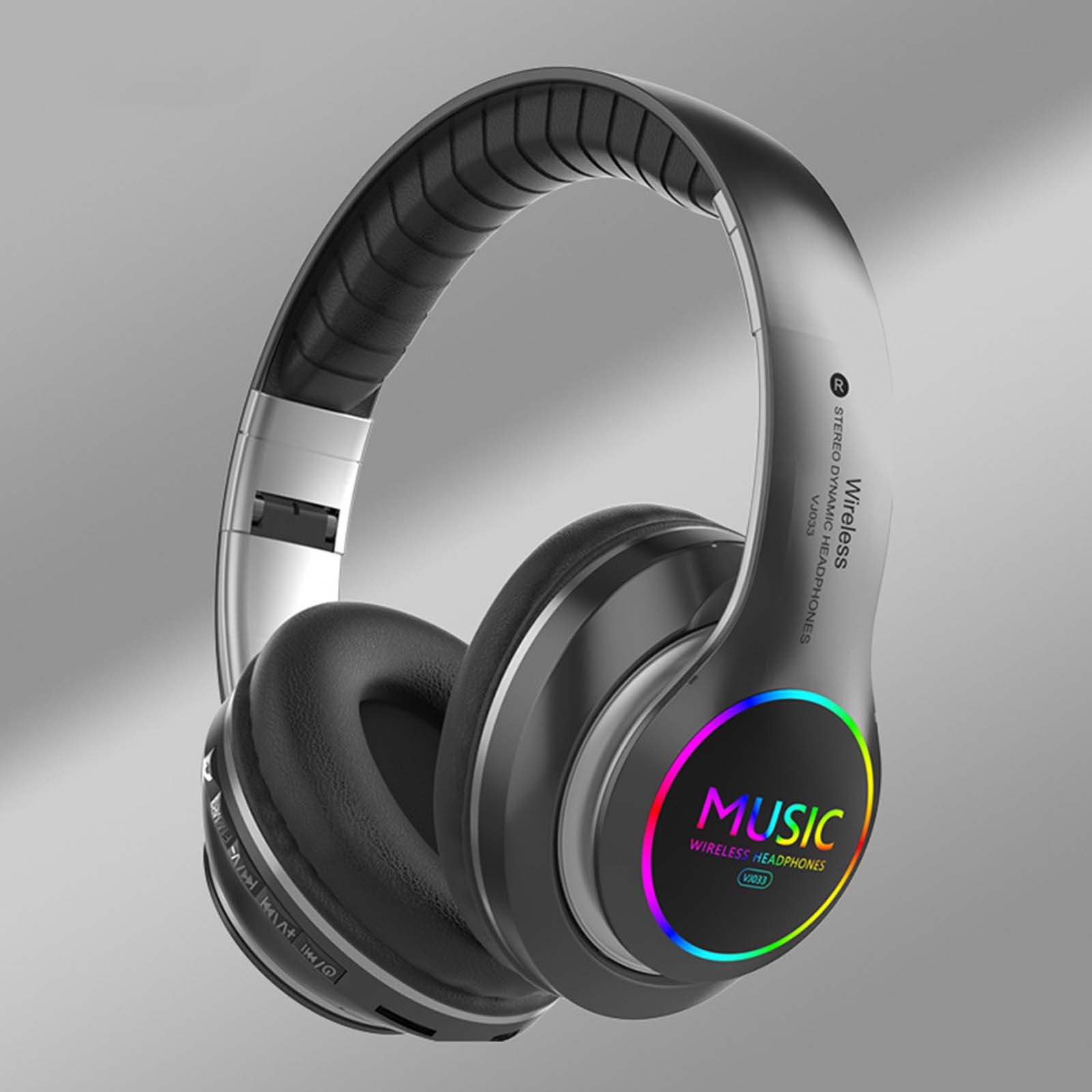 DPTALR Bluetooth 5.0 Subwoofer Head-Mounted Foldable Headphones - Built ... DPTALR Bluetooth 5.0 Subwoofer Head-Mounted Foldable Headphones - Built ...