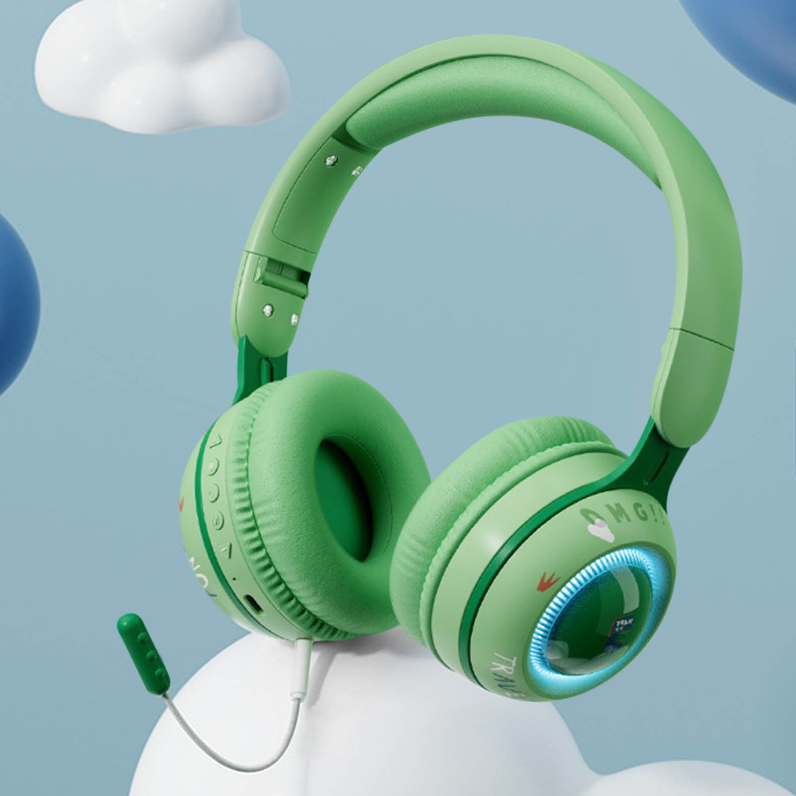 DPTALR Bluetooth Earbuds Children Learn To Wear Cute Little Dinosaur ...