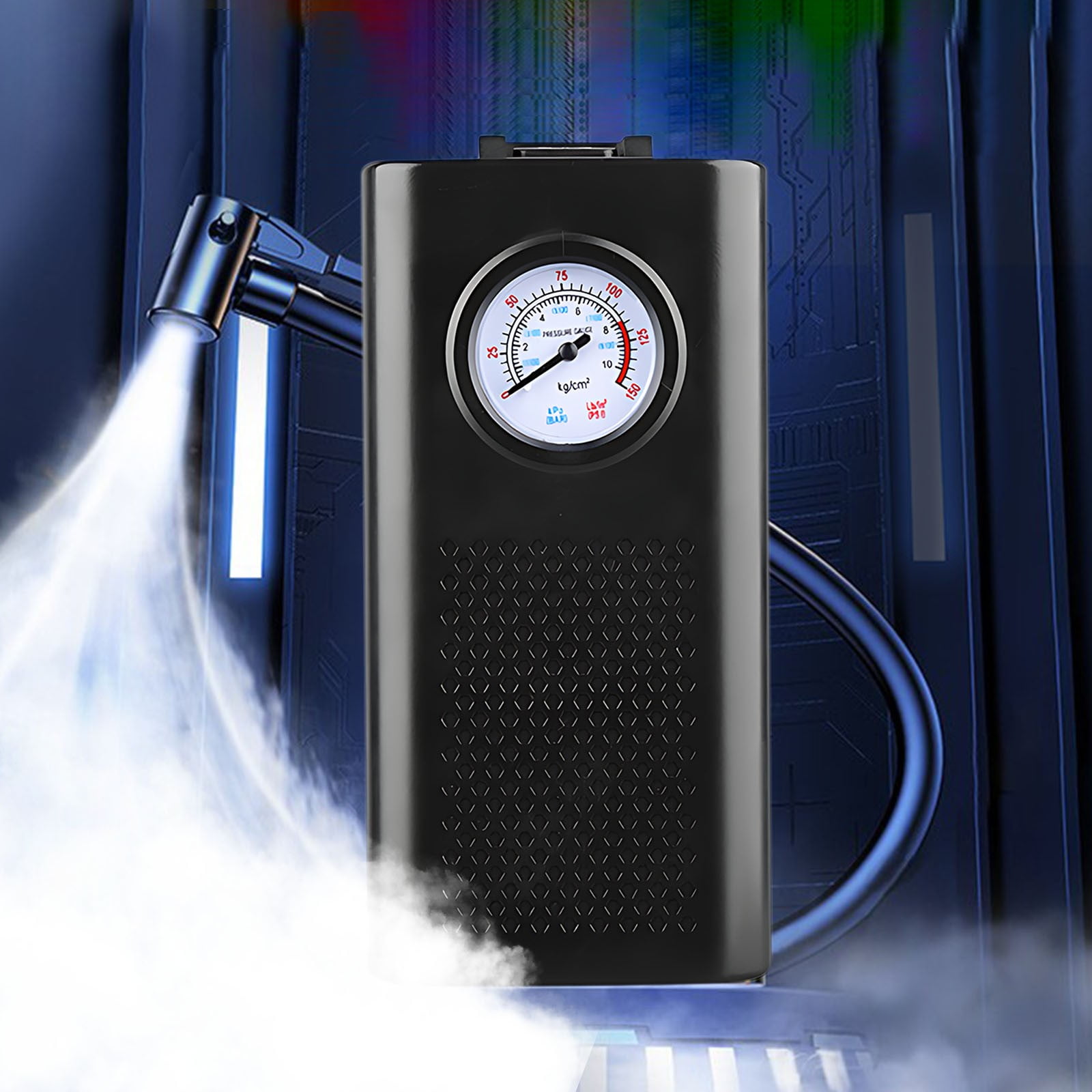 DPTALR Car Mounted Pump Portable Tire Pump Wireless Car Pump Car ...