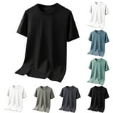 DPTALR George Men's Casual Fashionable Breathable Solid Color Crew Neck ...