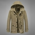 DPTALR George Men's Full-Zip Cotton Parka with Hood，Long Back Split ...
