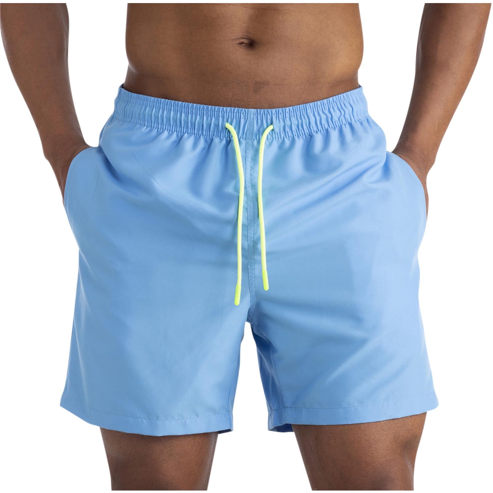 DPTALR George Men's Quick Dry Swim Trunks,Swimwear with Zipper Pocket ...