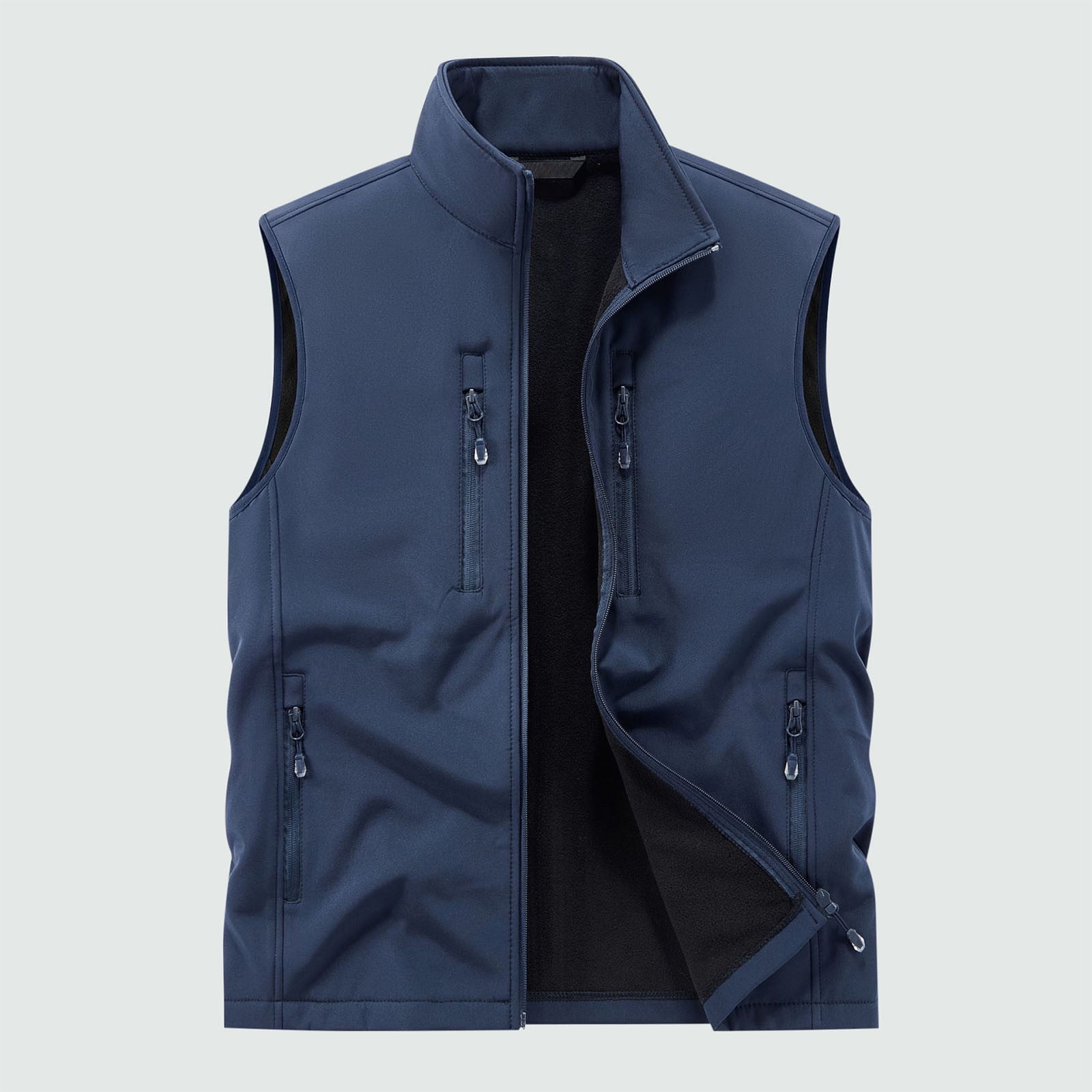 DPTALR Men's Waterproof Vest Lightweight Travel Hiking Sleeveless ...