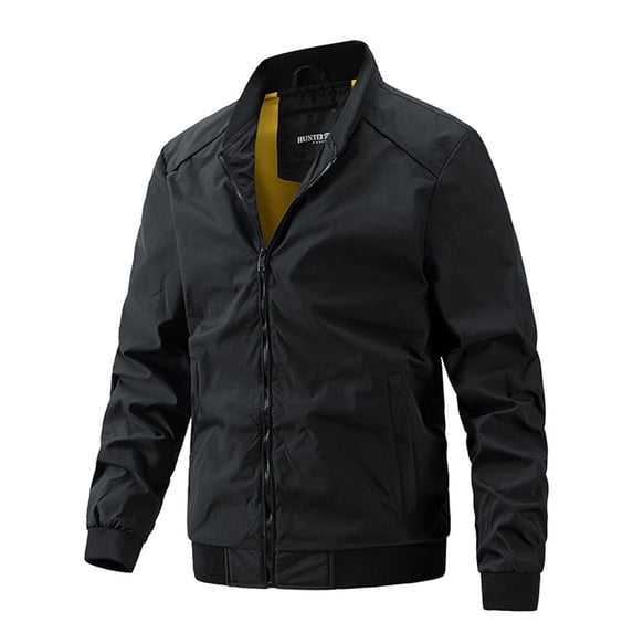 DPTALR George Men's Windproof Bomber Jacket，Lightweight Windbreaker ...