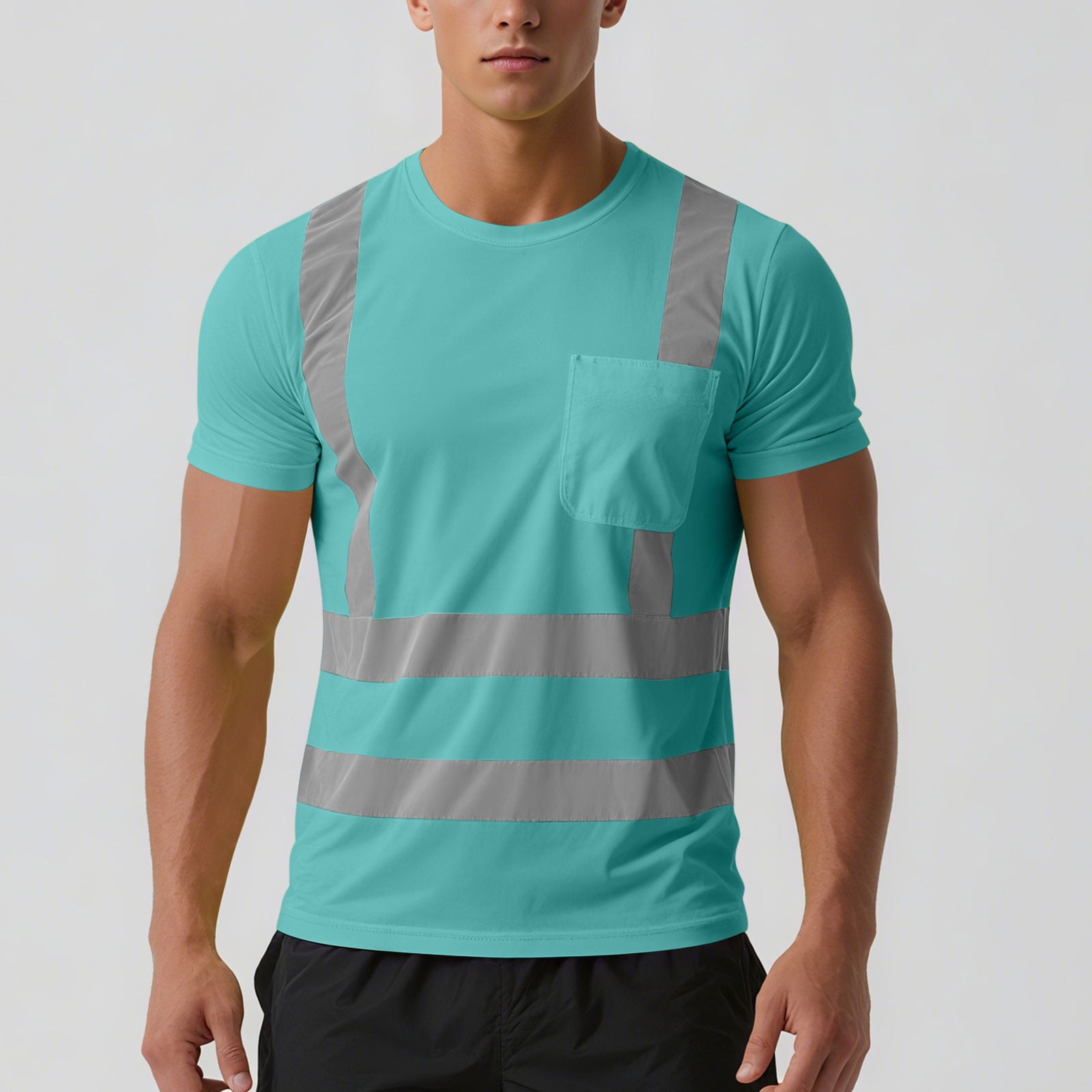 DPTALR George Men's/Women's Yellow Size L Class 2 Hi-Vis Construction ...