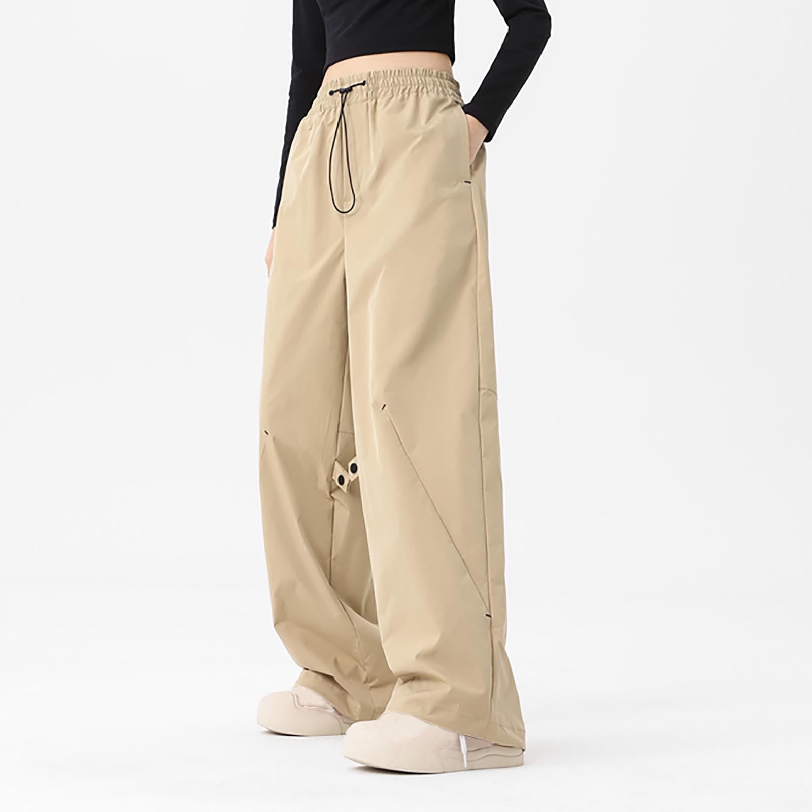 DPTALR George Women's Waterproof Hiking Pants,Drawstring Wide Leg ...