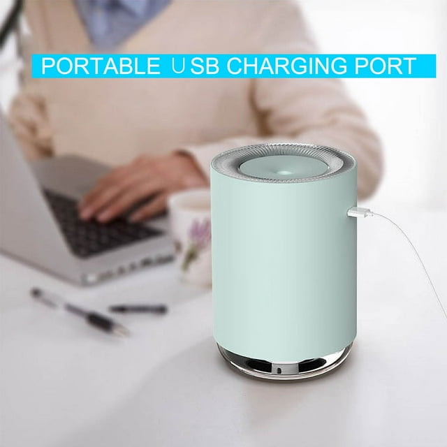 DPTALR Portable USB Mini Humidifier Desktop Humidifier Silent ...
